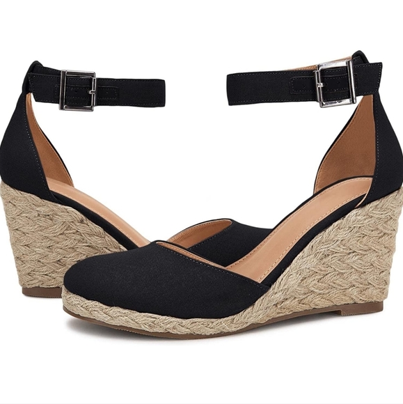 JeimPoey | Shoes | 2 Off Womens Wedges Espadrilles Sandals Closed Toe ...
